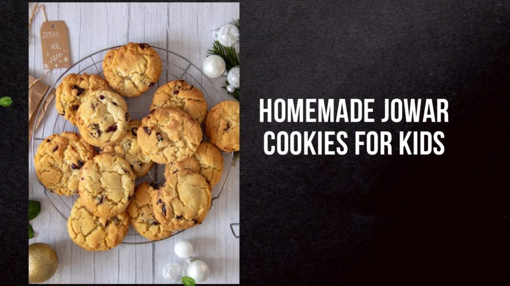 Home made Jowar cookies for kids